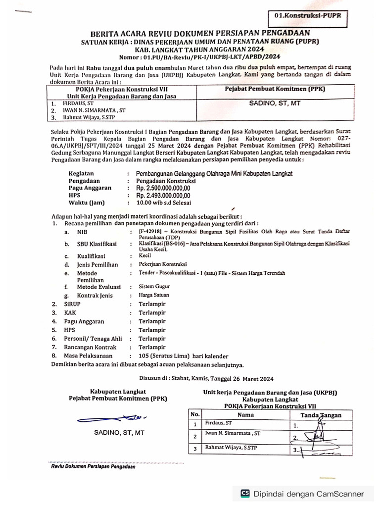 Ba Reviu Gedung Baru | PDF