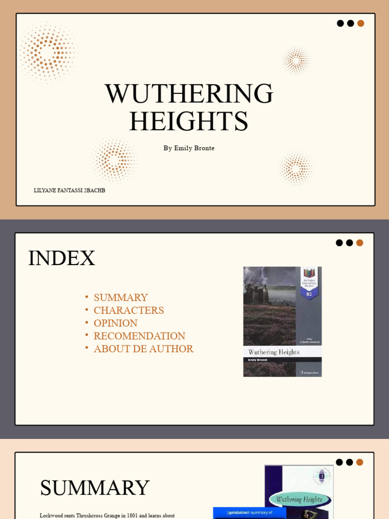 Wuthering Heights: by Emily Bronte | PDF | Heathcliff (Wuthering ...