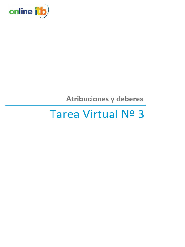 Tarea Virtual 3 Unidad 2 | PDF | Factura | Tecnología bancaria