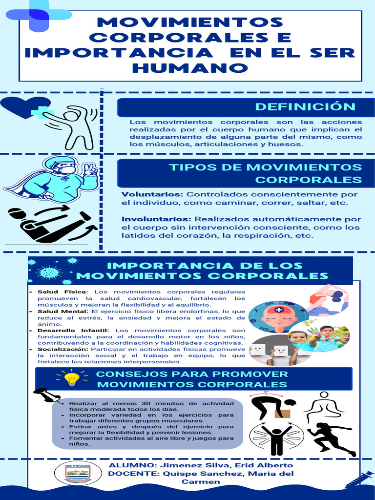 Importancia de los Movimientos Corporales | PDF