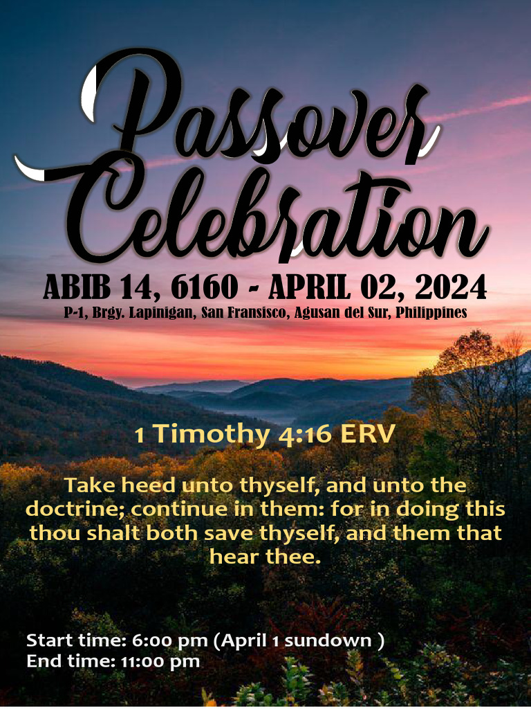 Passover Celebration 2024 | PDF