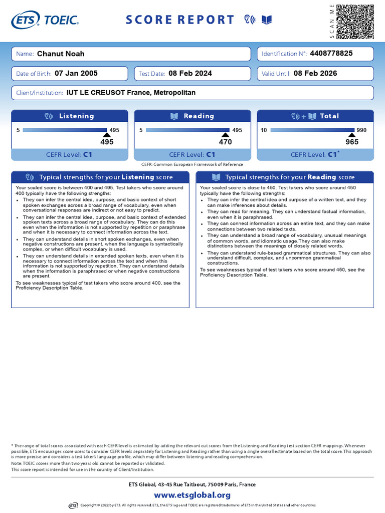 C1 Toeic | PDF | Cognition | Psycholinguistics