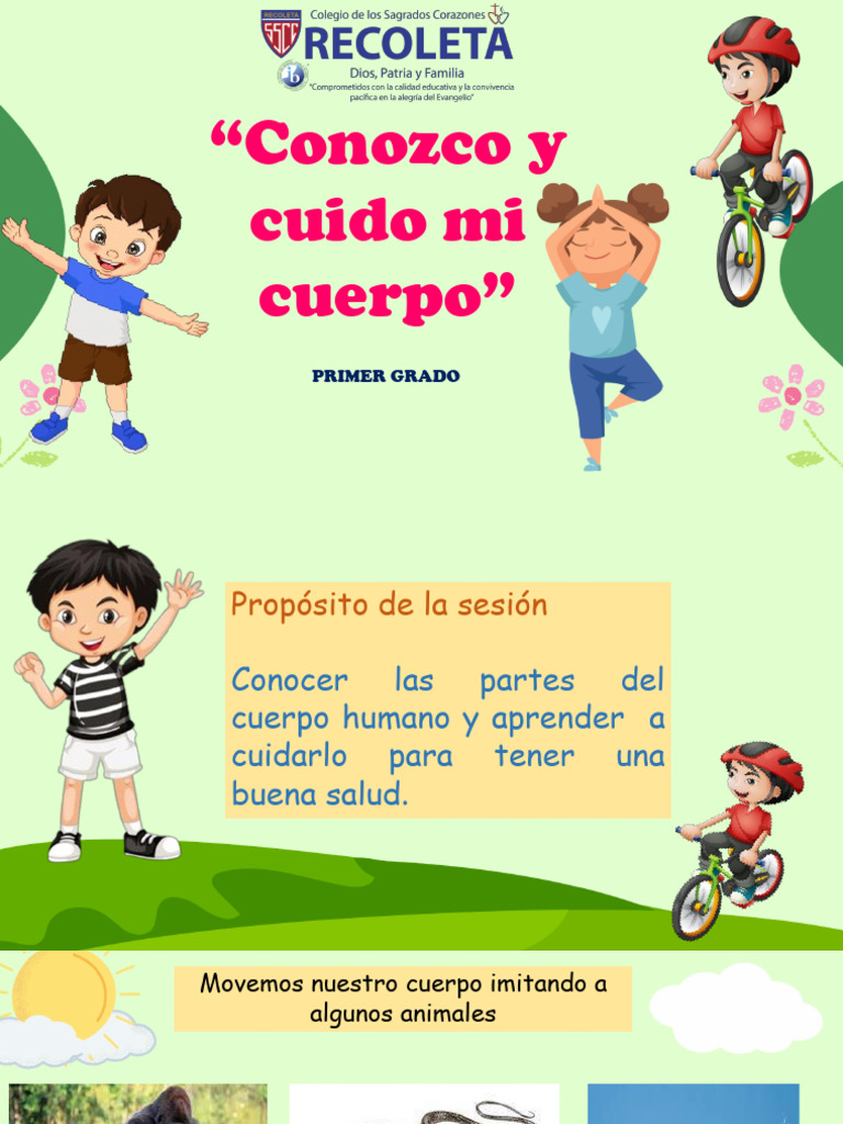 Conozco y cuido mi cuerpo en 1er grado | PDF