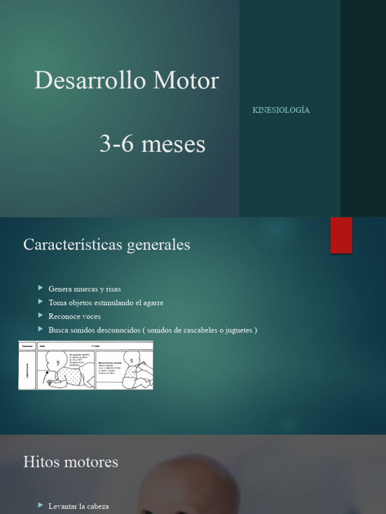 Desarrollo Psicomotor 3 A 6 Meses | PDF | Las emociones | Ciencias del comportamiento