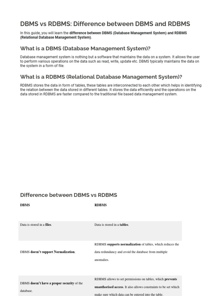 Lesson 6 2 | PDF | Relational Database | Databases Lesson 6 2 | PDF | Relational Database | Databases