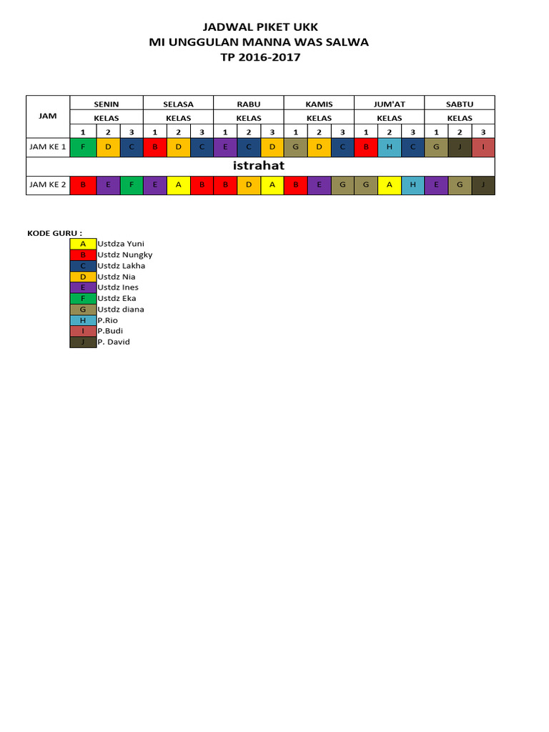 Jadwal Pas 2021-2022 | PDF