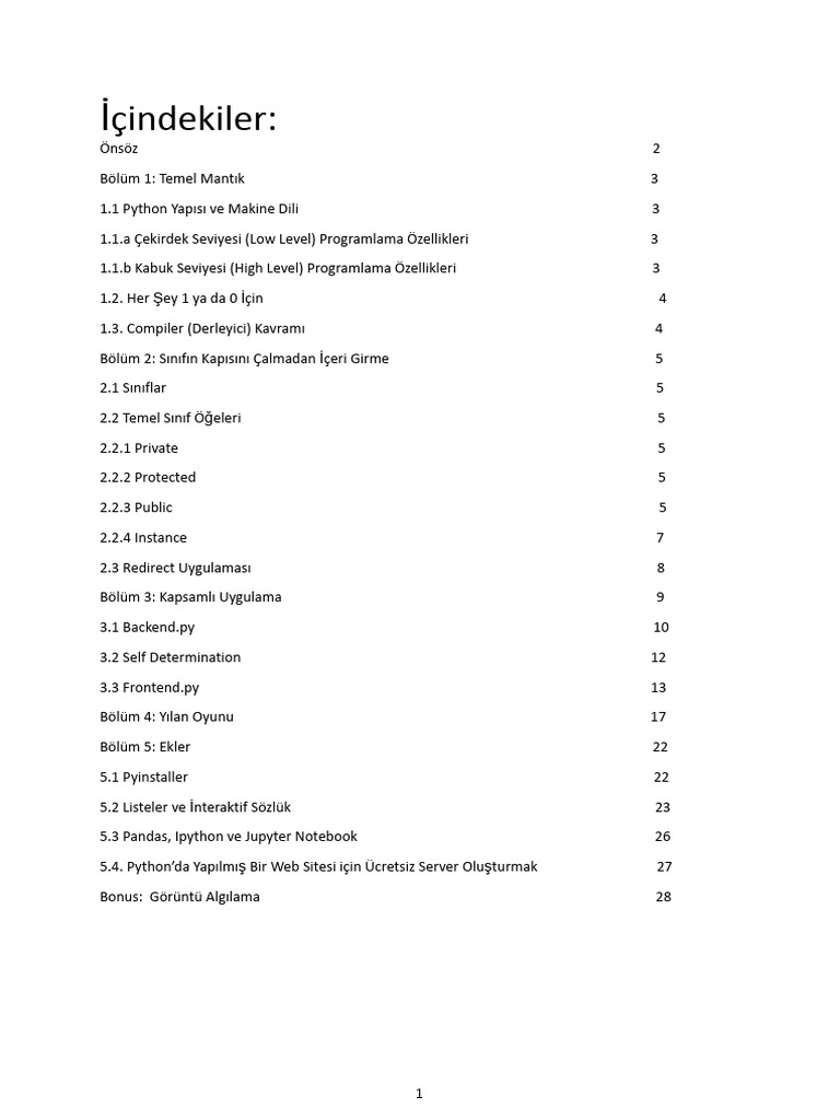 Yeni Baslayanlar Icin Python Cilt 2 | PDF