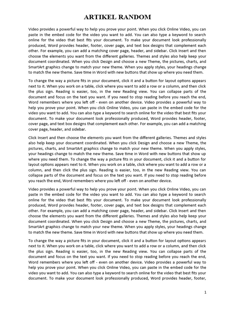 Latihan 10 (Membuat Artikel) | PDF | Page Layout | Graphics