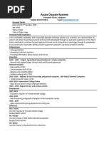 Sample CV - Fake Resume | PDF