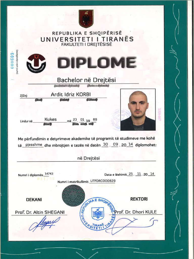 Diplome Bachelor | PDF