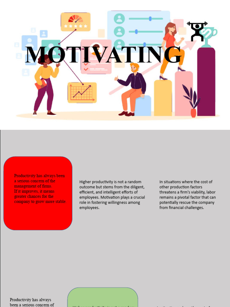 Chapter 7 Motivating Pdf Motivational Motivation