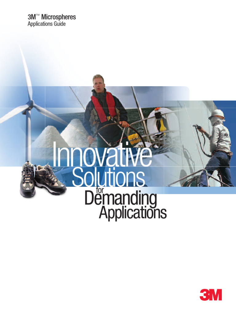 3M™ Microspheres Applications Guide | PDF | Glasses | Solid
