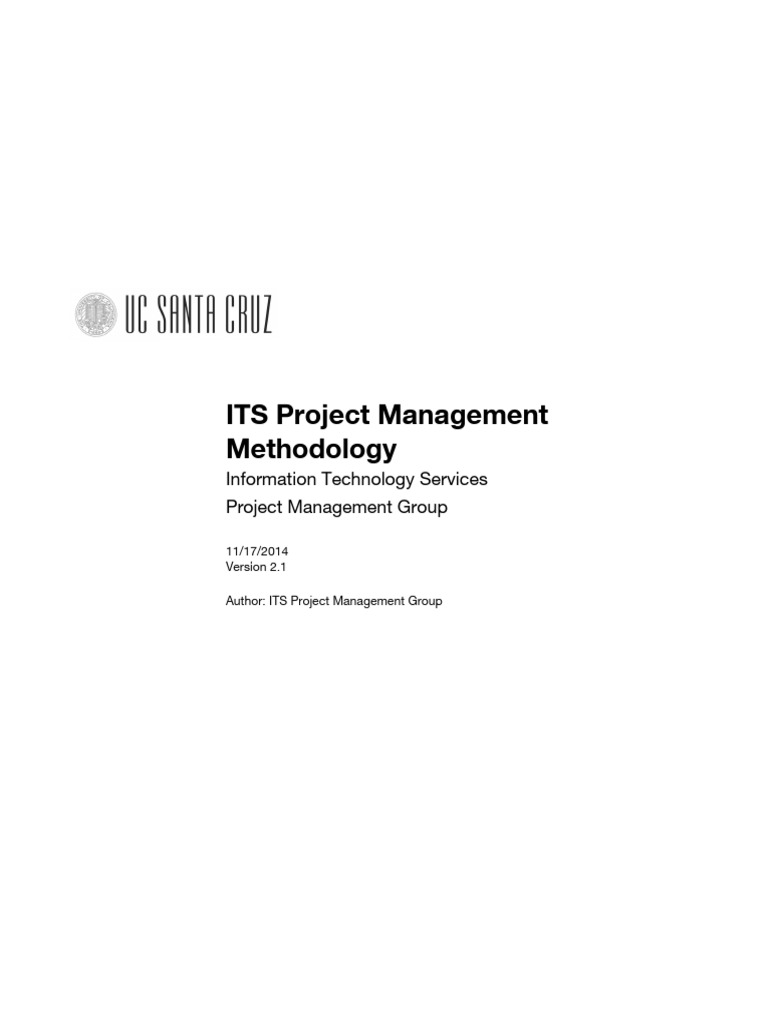 ITS Project Management Methodology | PDF | Project Management | Business