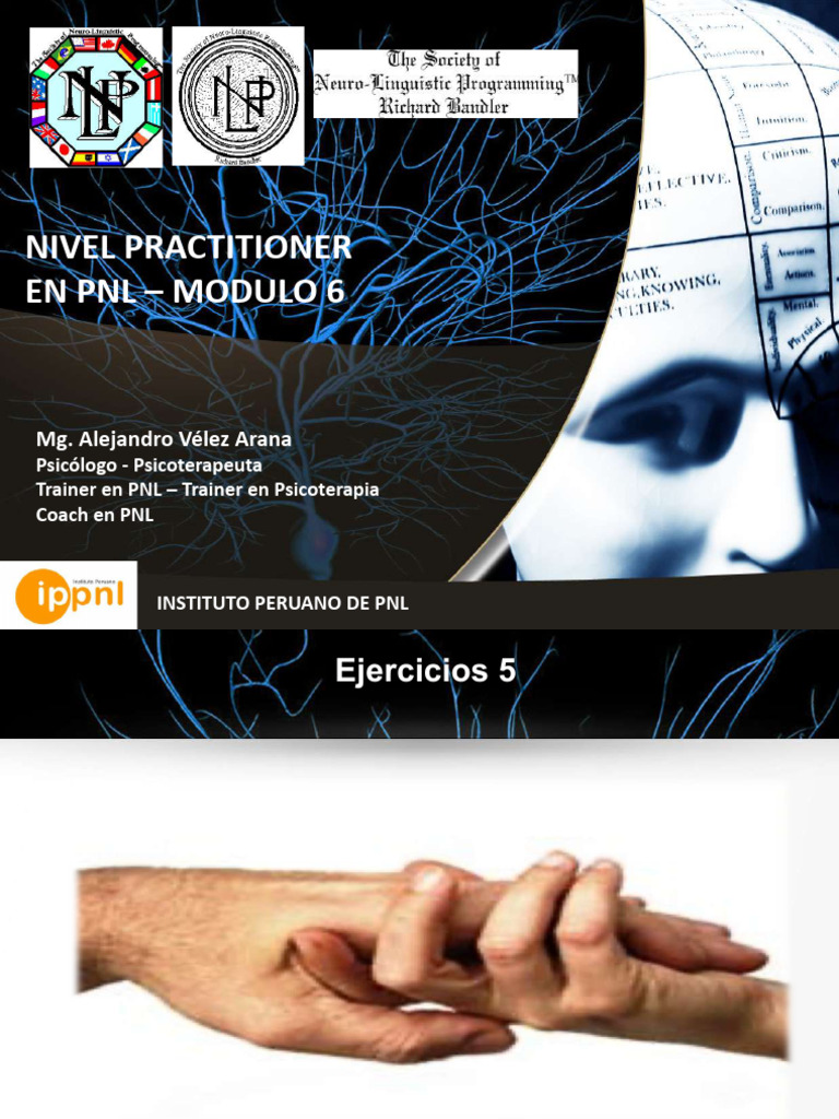 Nivel Practitioner en PNL - Modulo 6: Mg. Alejandro Vélez Arana | PDF | Conceptos psicologicos ...