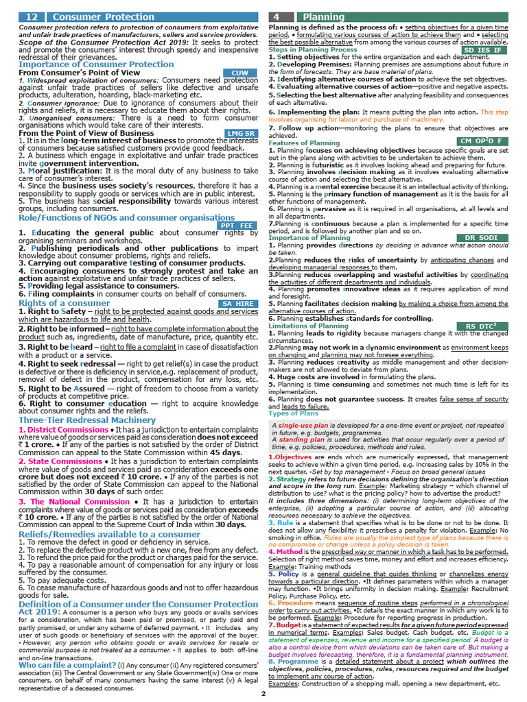 Consumer Rights and Protection Overview | PDF | Budget | Policy