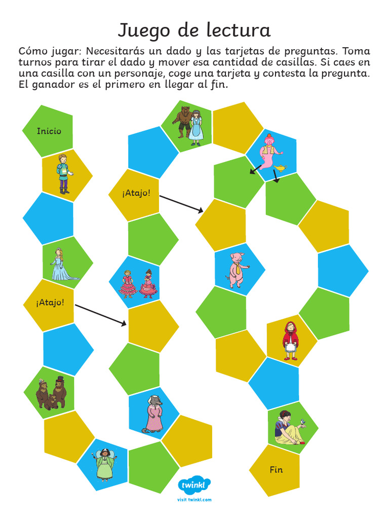 Juego de Comprensión Lectora Infantil | PDF