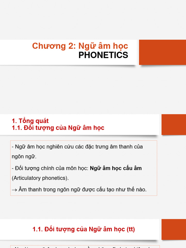 DLNNH - Ngu Am Hoc | PDF