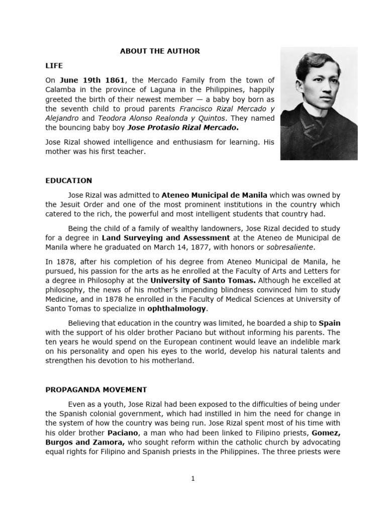 7 Jose Rizal | PDF | Philippines