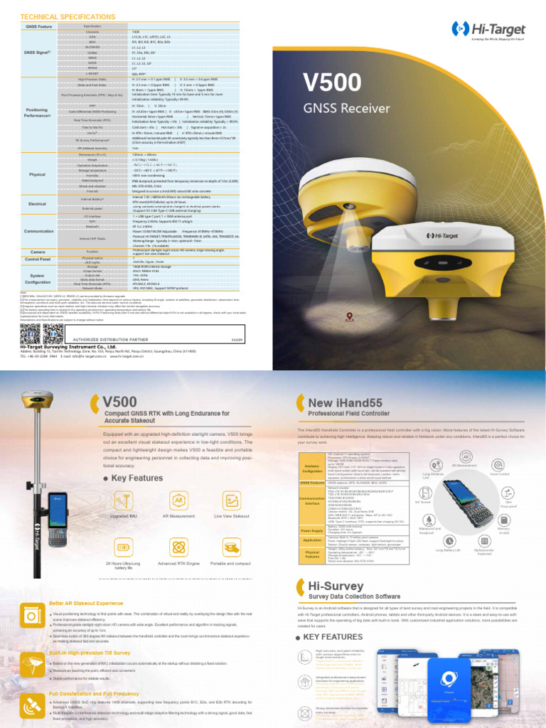 V500 Brochure EN 20230629s | PDF | Geographical Technology | Computer ...