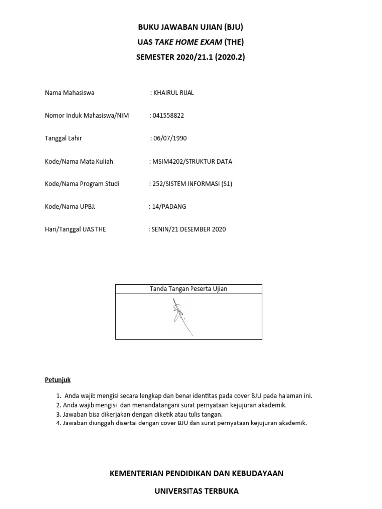 Khairul Rijal Struktur Data | PDF