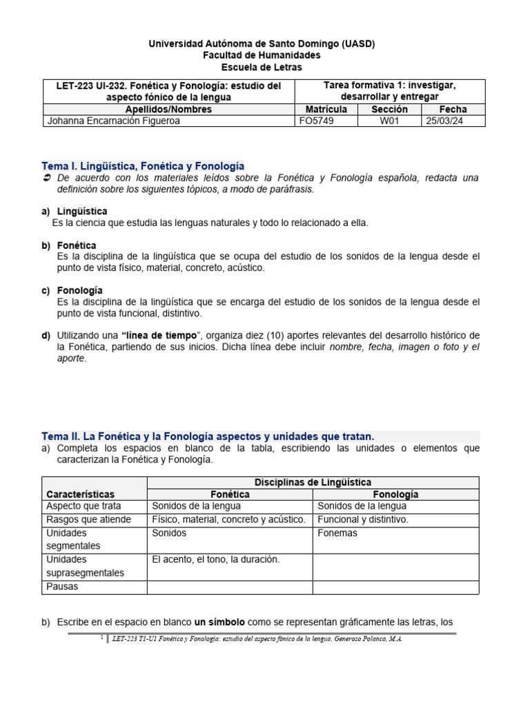 Fonética y Fonología: Conceptos y Evolución | PDF | Fonología | Fonema