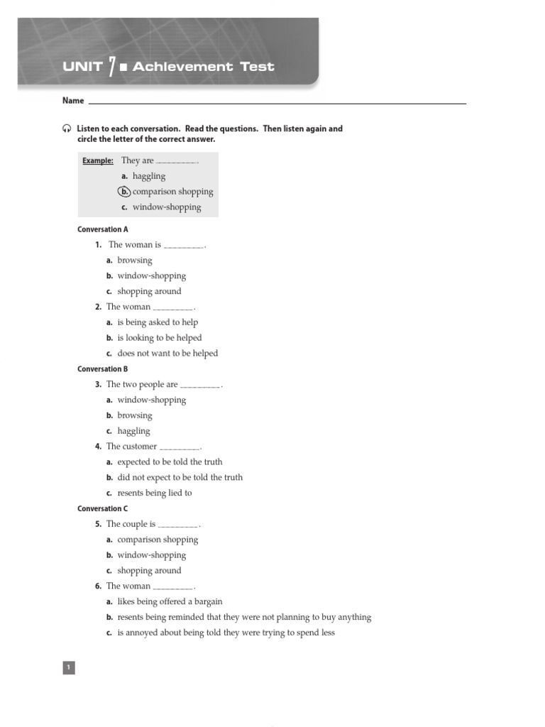 Summit 1 Unit 07 | PDF | Credit Card | Online Shopping
