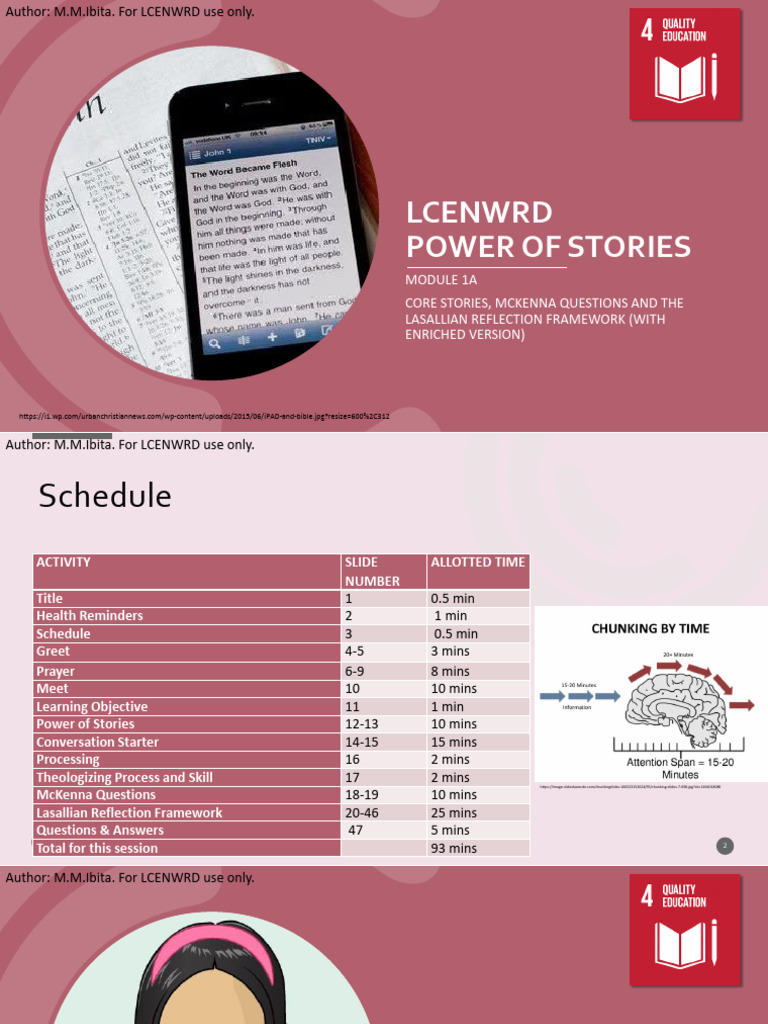 T2 Ibita Module1a PowerOfCoreStories McKenna Questions eLRF | PDF ...