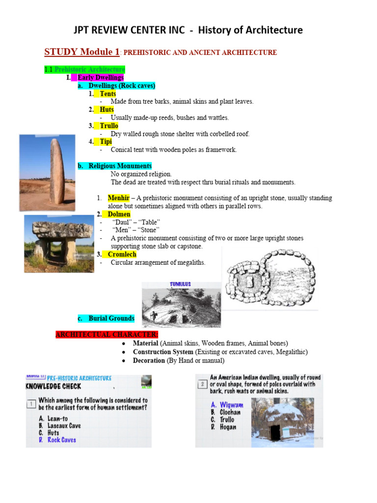 HOA Lea Assignment Lecture 1 | PDF | Pyramid | Ancient Egypt