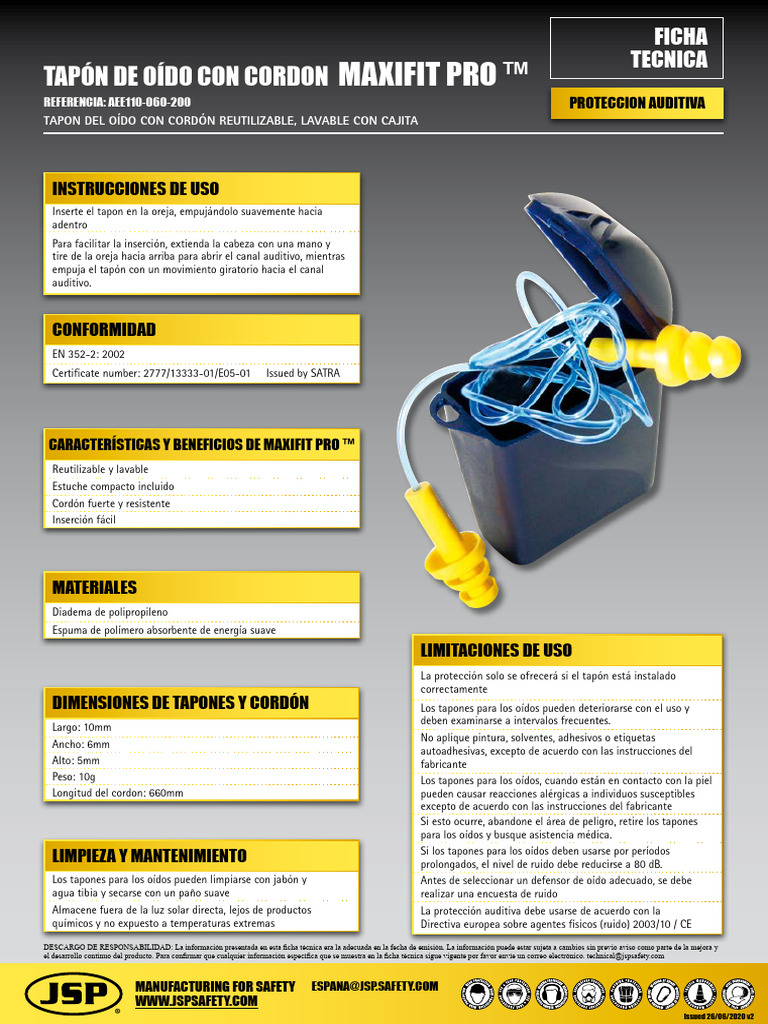 Ts-Aee110-060-200-Maxifit Pro With Cord Spanish V4 | PDF | Sonido ...