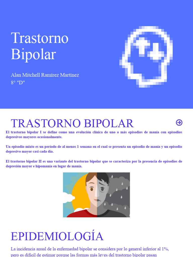 Trastorno Bipolar | PDF | Manía | Desorden bipolar