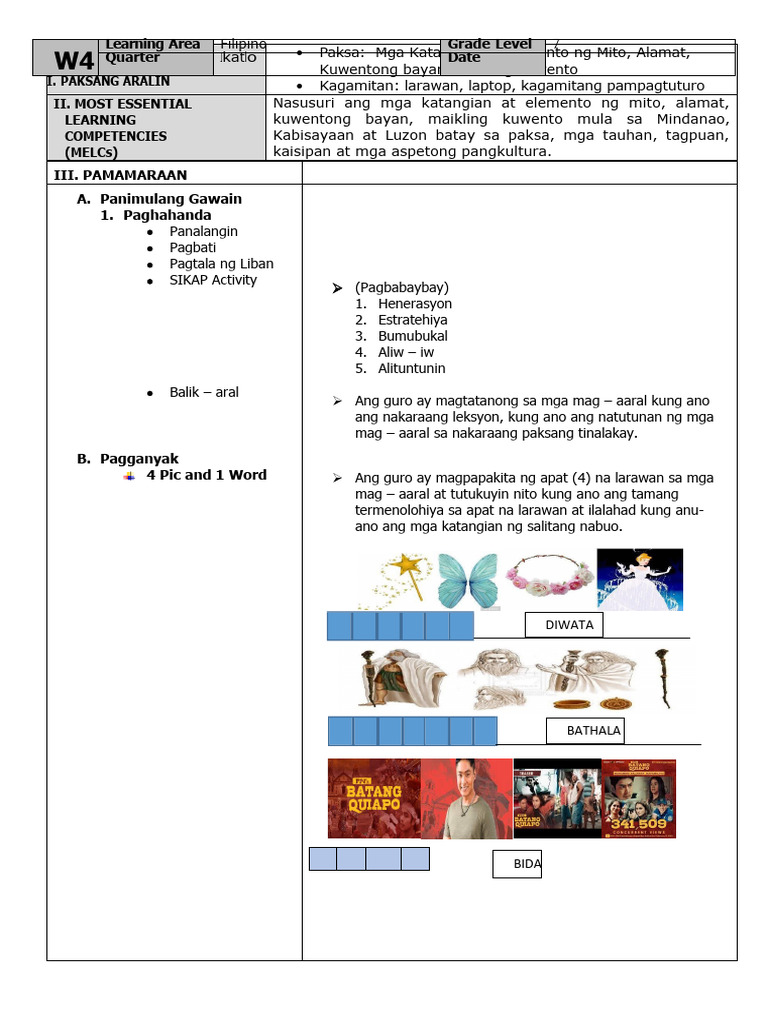 DLP Week 4 - Q3 | PDF