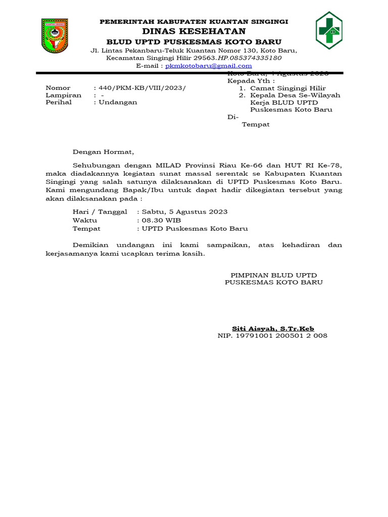 Undangan Sunat Massal | PDF