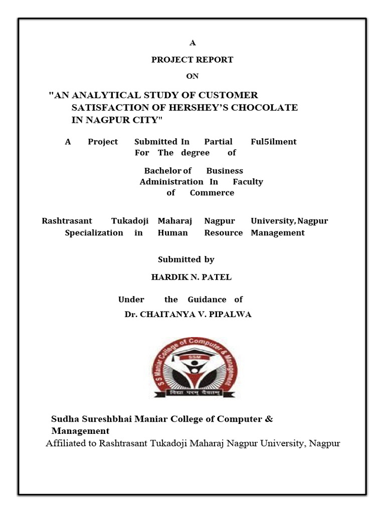 Hardik Patel Final Project | PDF | Market Segmentation | Marketing
