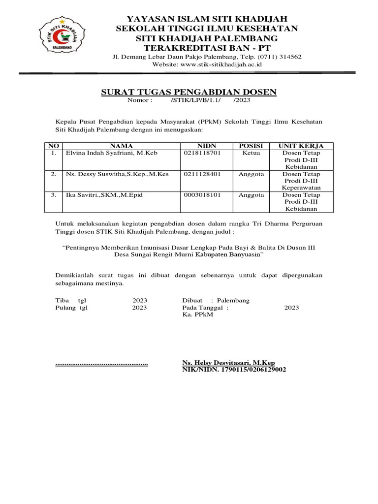 SRT Tugas S Rengit | PDF