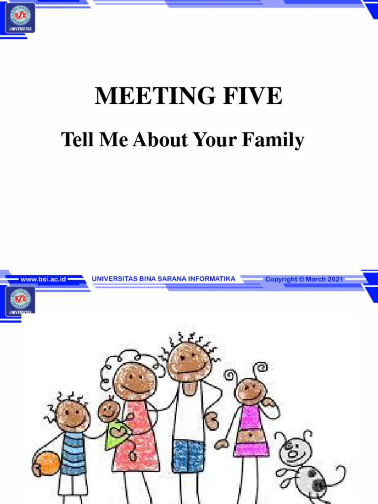 Meeting Five: Tell Me About Your Family | PDF