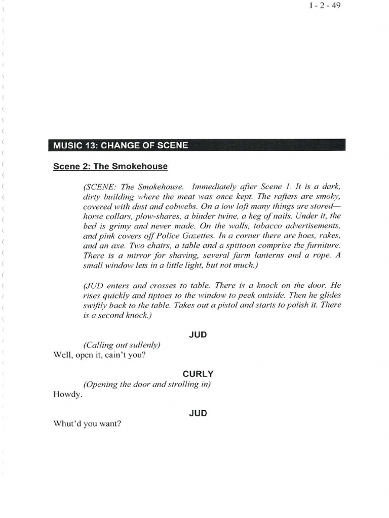 Curly Jud Scene | PDF