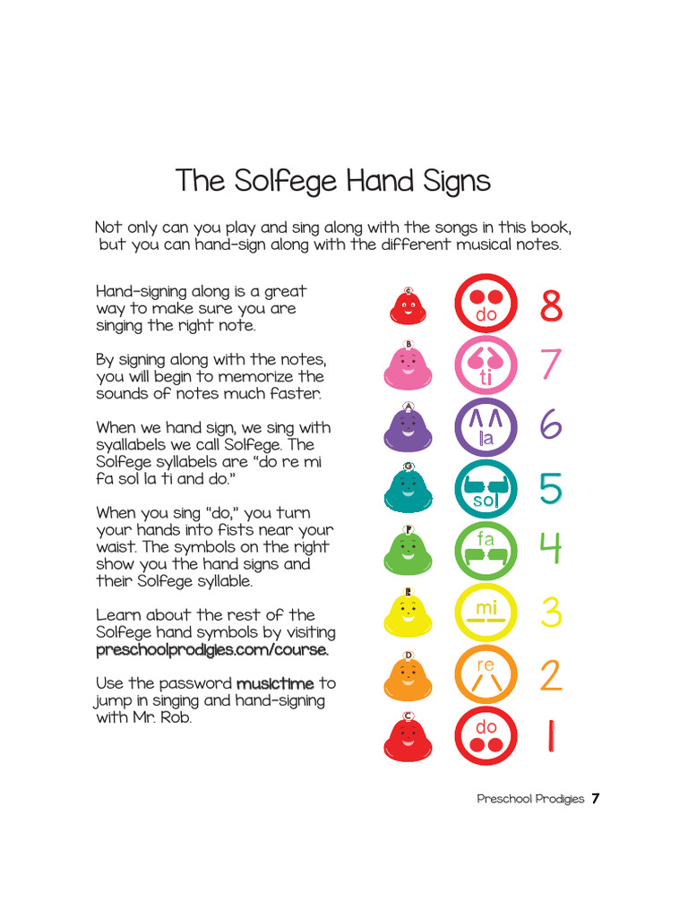 Solfege Prodigies Preschool Music | PDF