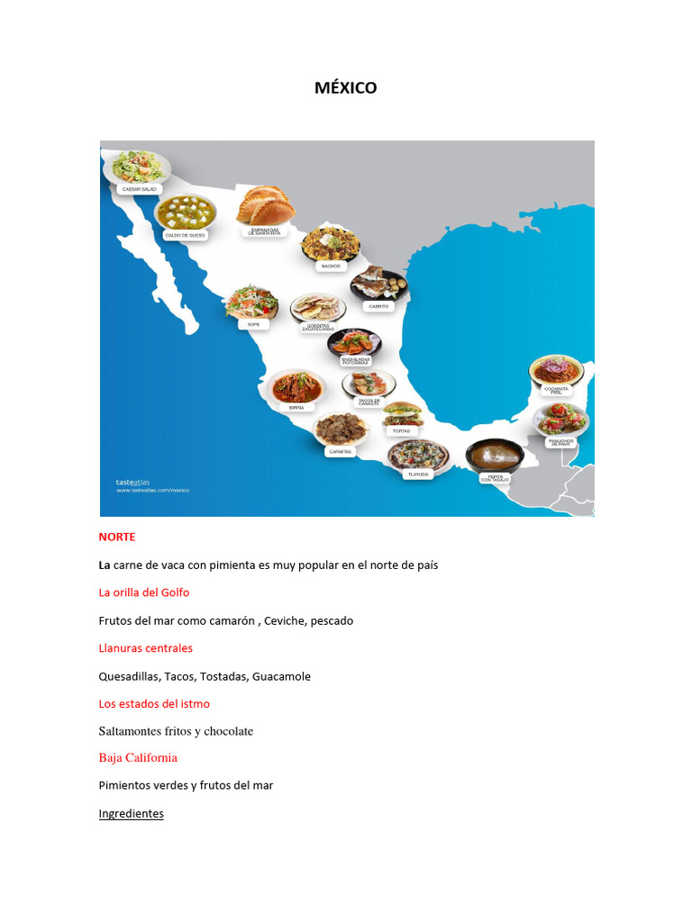 Delicias Culinarias de México | PDF