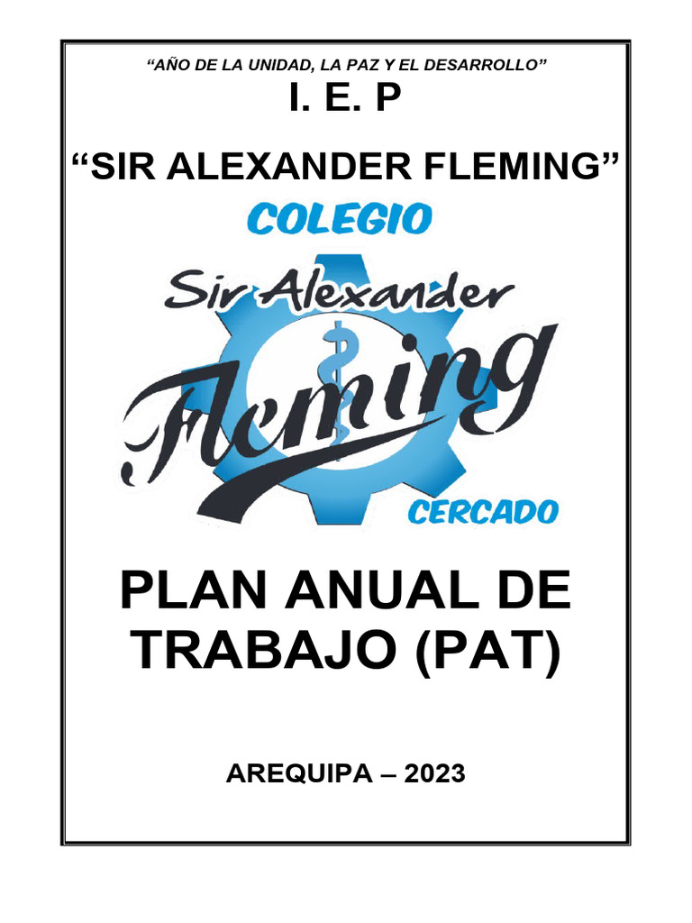 Pat Primaria - Plan Anual de Trabajo Primaria 2023 | PDF | Enseñando ...