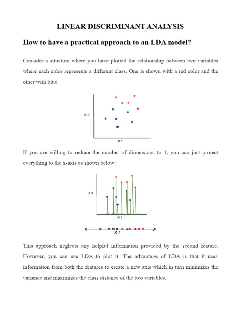 Linear Discriminant Analysis How To Have A Practical Approach To An LDA ...