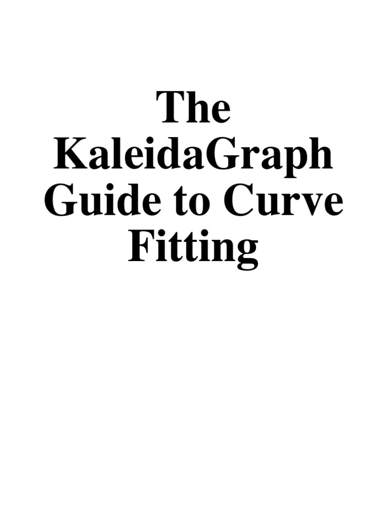 Curve Fitting | PDF