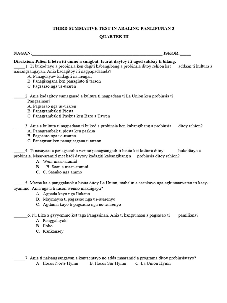 ST3 Ap Q3 - 093431 | PDF