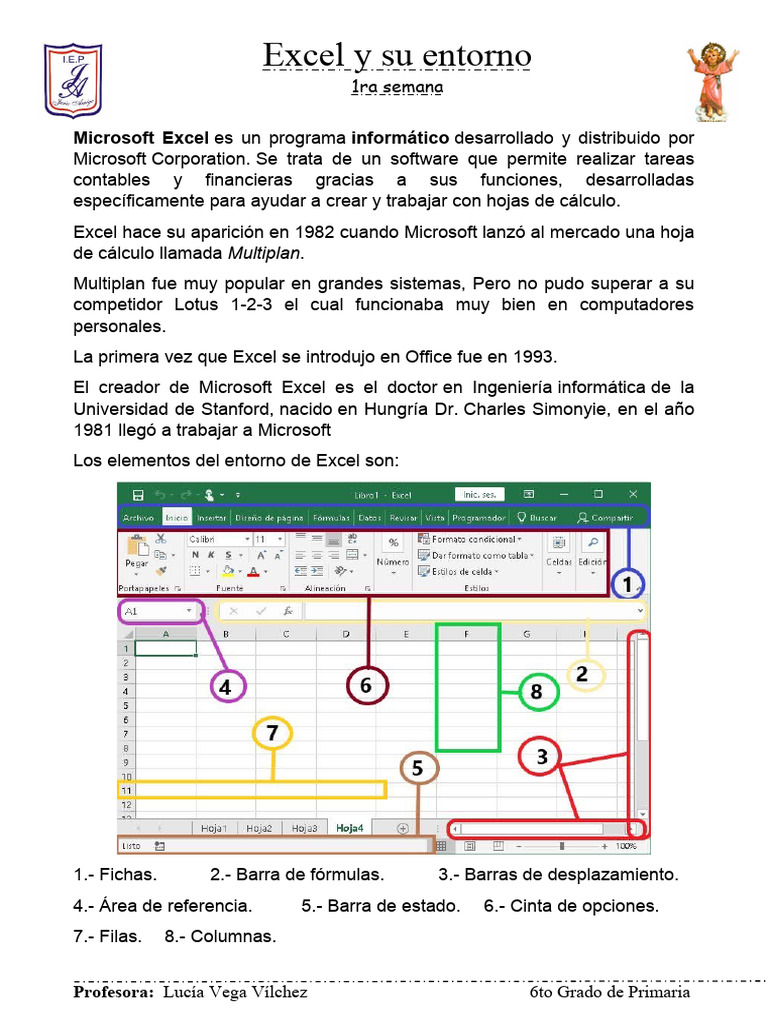 Carpeta de Recuperacion 6to de Primaria | PDF | Microsoft Excel | Fórmula