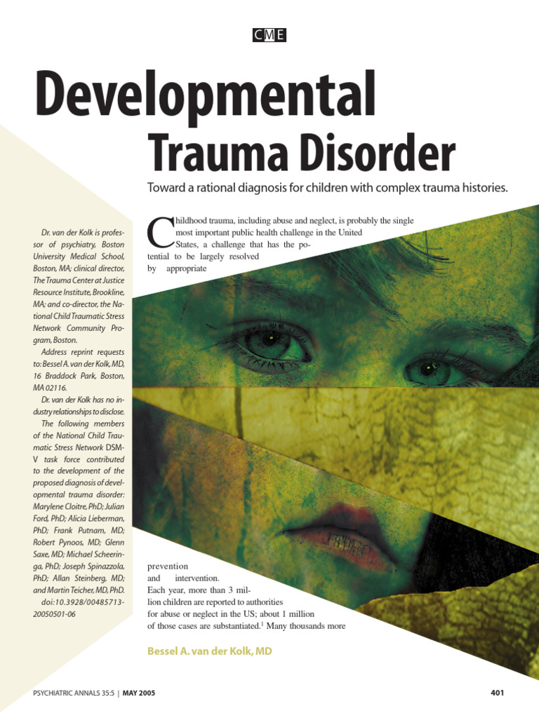 Develpomental Trauma Disorder | PDF | Psychological Trauma | Child Abuse