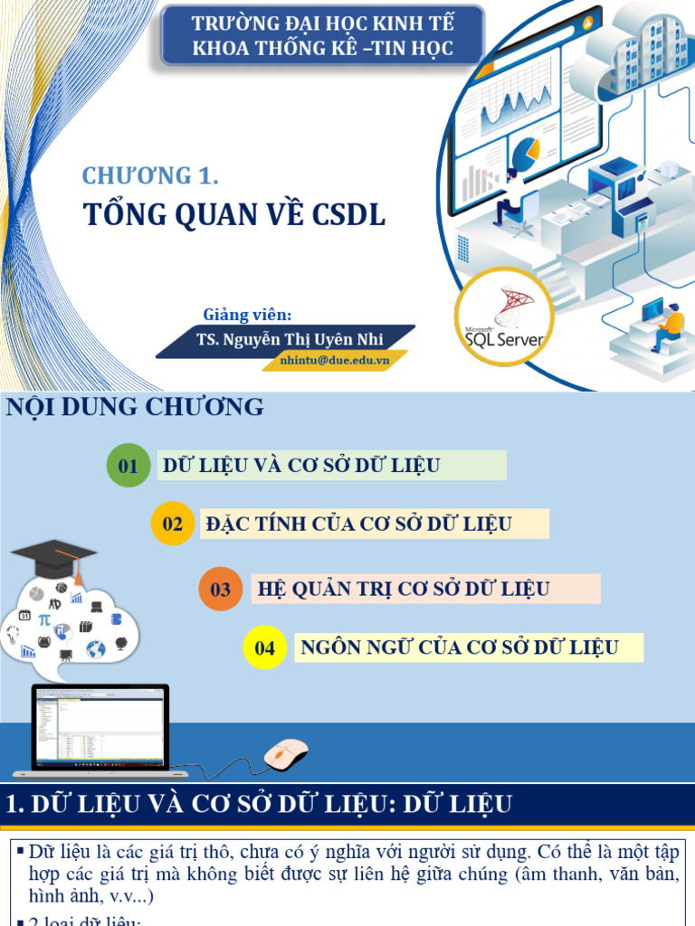 Chương 1. Tổng Quan Về CSDL | PDF