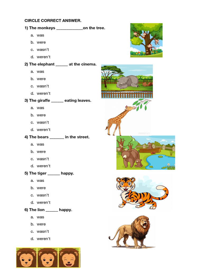 Correct Verb Forms Exercise | PDF