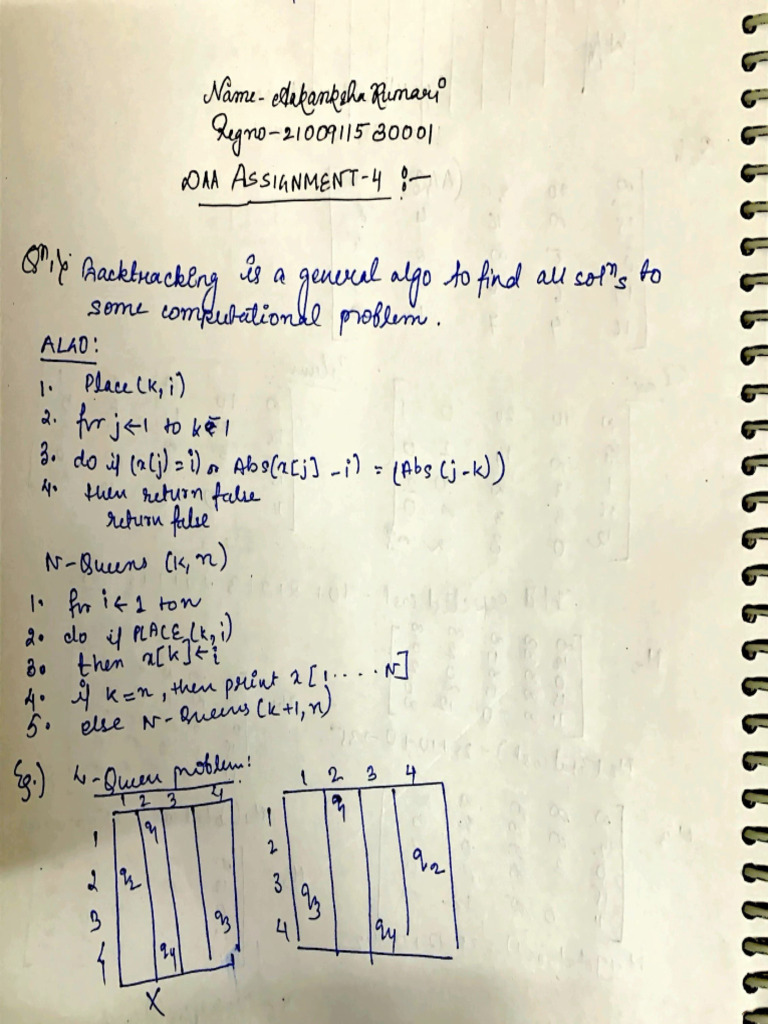 AakankshaKumari DAA Assignment-4 | PDF
