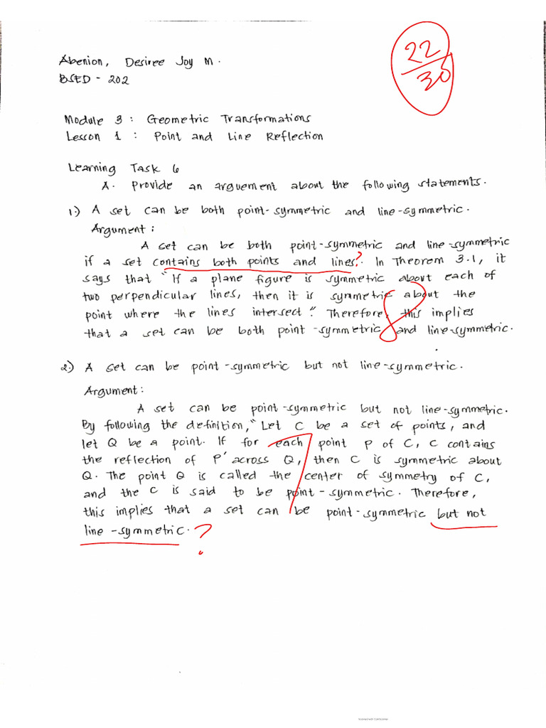 Module 3 Lesson 1 Learning Task 6 Abenion Desiree Joy M. BSED 202 | PDF