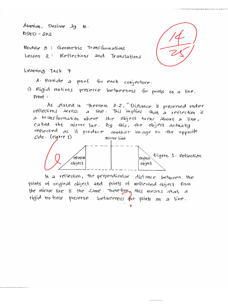 Module 3 Lesson 2 Learning Task 7 Abenion Desiree Joy M. BSED 202. | PDF