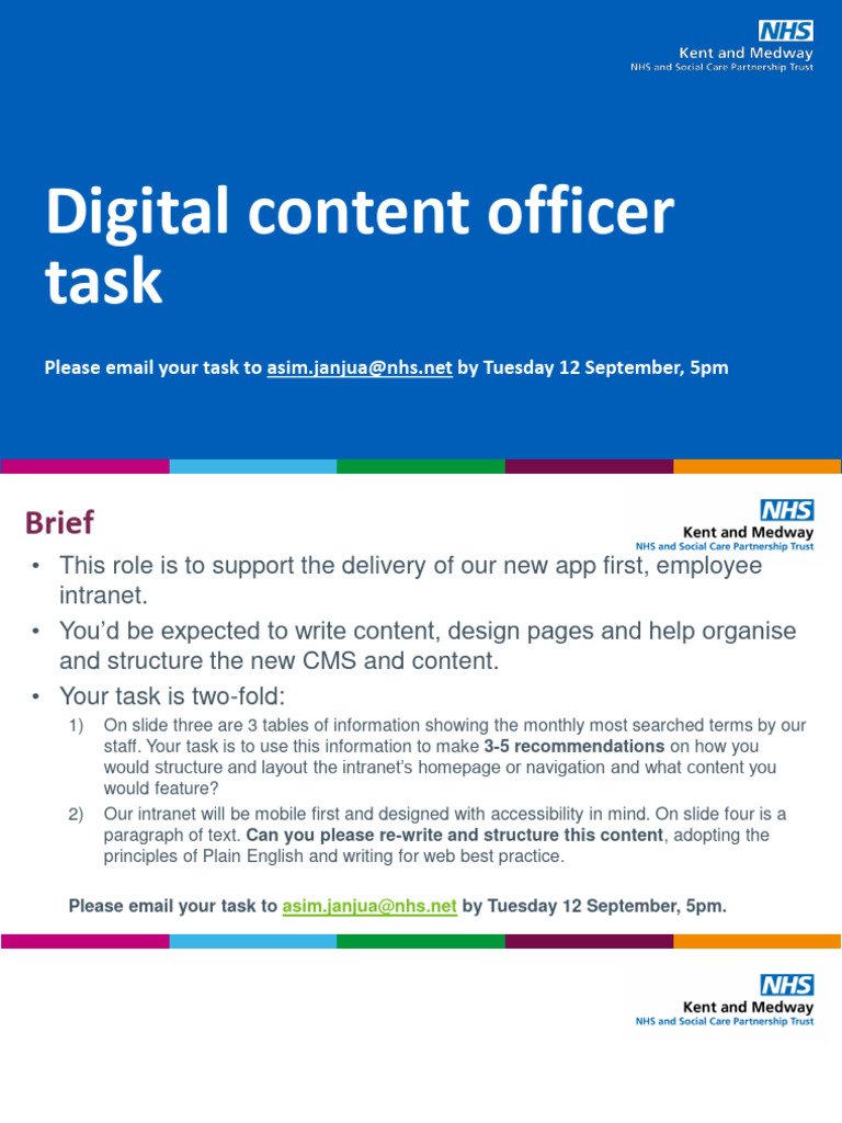 Digital Content Officer Task | PDF | Computing | Internet
